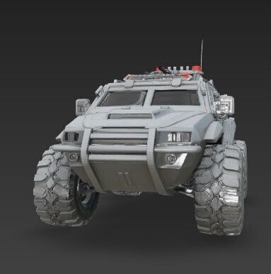 🪖 3D Printable Armored Personnel Carrier – Tactical Military Vehicle ...