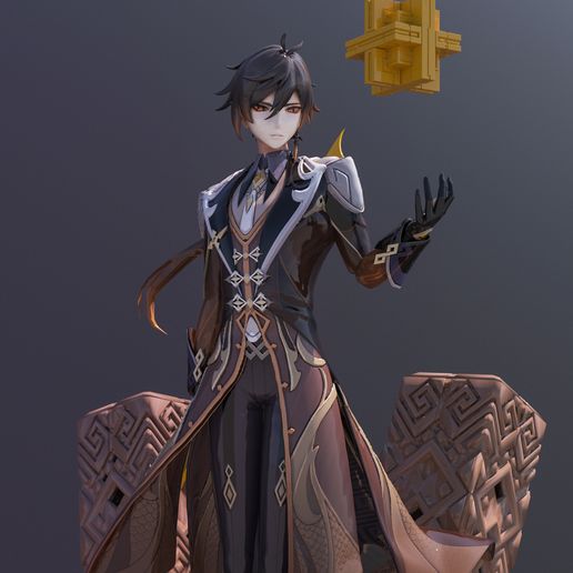 🎮 Zhongli Genshin impact・Free STL File for 3D printing・Cults