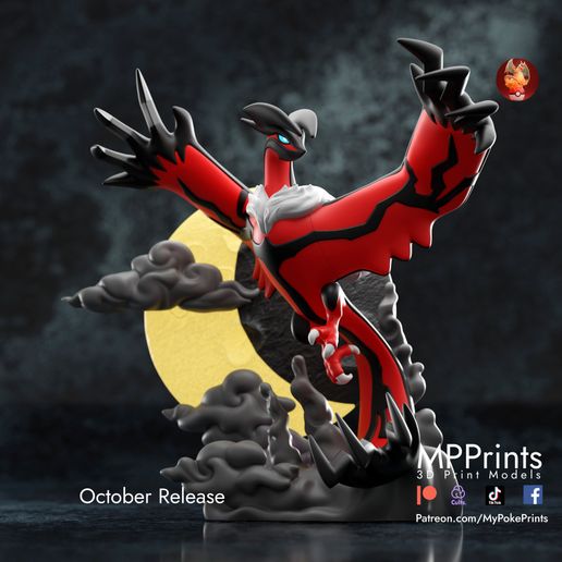 ⚰️ Yveltal - Presupported and FDM・ 3D File for 3D printing・Cults