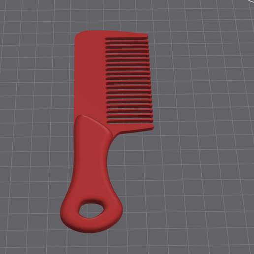💇 Ergonomic 3D Comb - Printable Hair Comb with Grip Handle・ STL File ...
