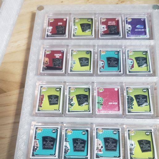 🔙 Funko Bitty Pop display case for 4 piece sets w/mag back plate・ STL ...