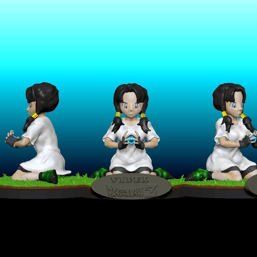 🐉 VIDEL FROM DRAGON BALL Z・ STL File for ・Cults