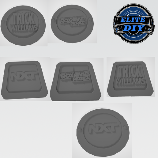 STL file WWE NXT Men & Women's 2024 Championship *Interchangeable Side ...