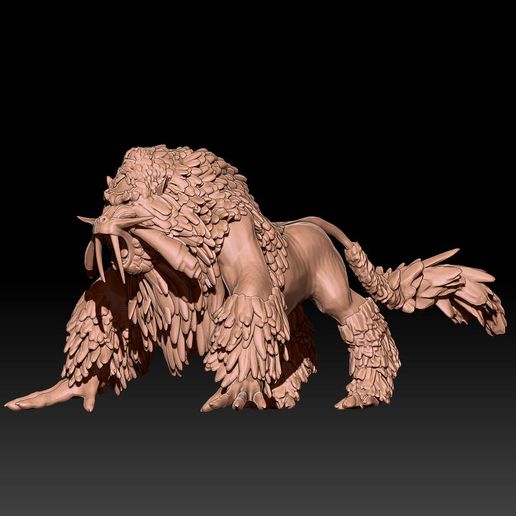 👹 Blangonga - Monster Hunter・ STL File for 3D printing・Cults