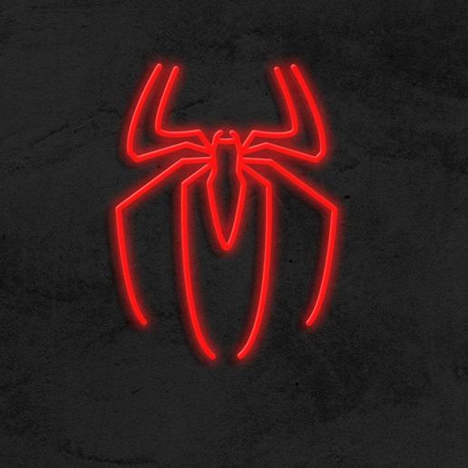 STL file Spider Neon Lamp 🕷️ ・3D printing model to download・Cults