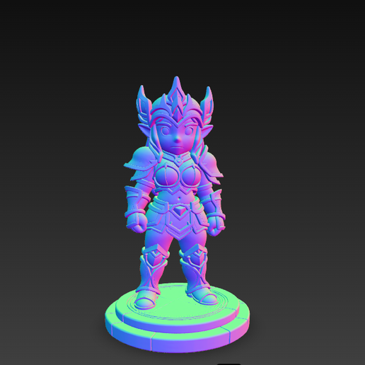 🧝 Red spirit set mu online・ STL File for 3D printing・Cults