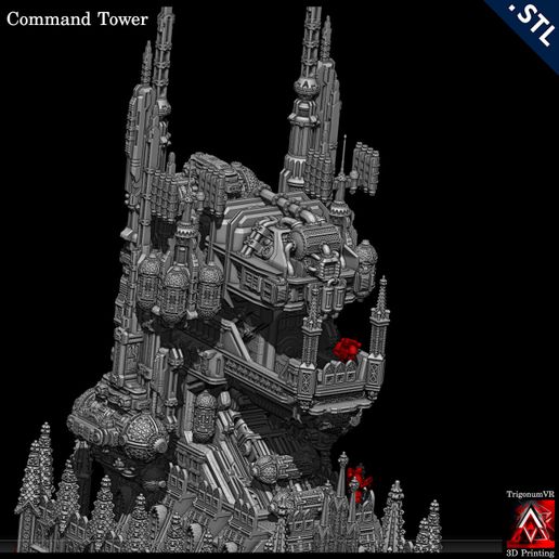 🎲 Command Center・ 3D File for 3D printing・Cults