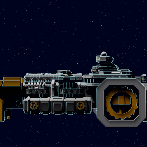 Free STL file Space dwarf small ship 6 🛰 ・3D printable design to ...