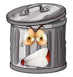 Archivo 3D gratis large angry dustbin 😡 ・Modelo imprimible en 3D para ...