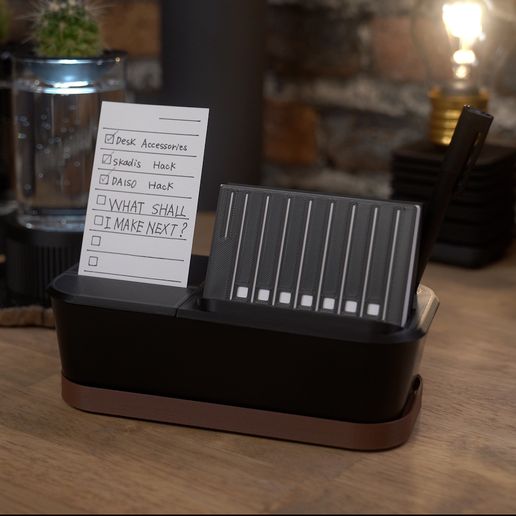 🏢 Task Card Holder for Daiso's Organizing Tray・Free STL File for 3D ...