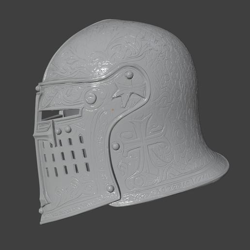 🎭 Templar Helm・ STL File for 3D printing・Cults