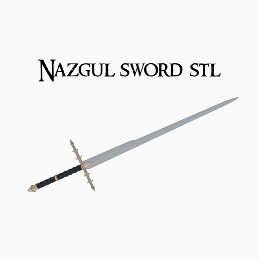 STL file Nazgul Sword 🗡️ ・3D printing template to download・Cults