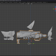 🦈 Jinx Arcane Shark Gun 3D Model - High-Quality STL File for 3D ...