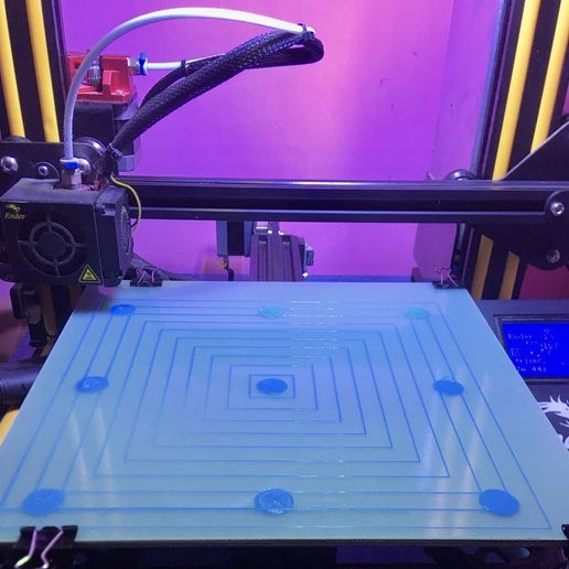 🟪 9 Point Square Bed Leveling / Tramming・Free 3D File for ・Cults