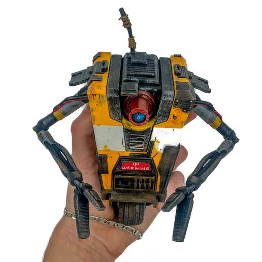 🤖 Robot Claptrap Borderlands・Archivo 3D para Impresión 3D・Cults