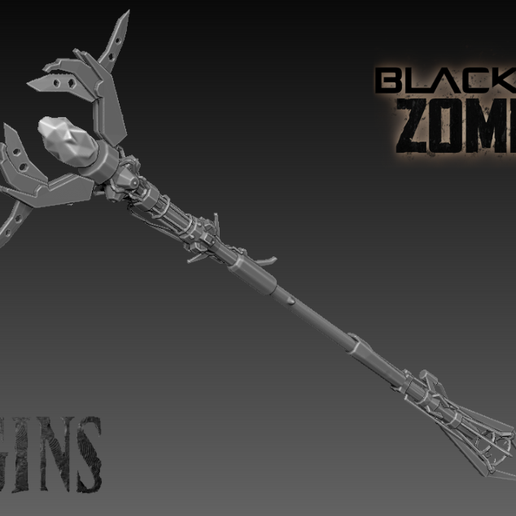 🔥 Fire Staff 3d model Call of duty black ops 2・ OBJ File for 3D ...