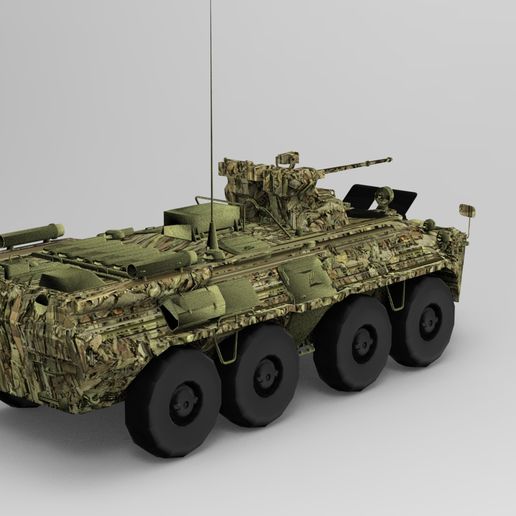 OBJ file BTR-82A Armoured Personnel Carrier 🪖 ・3D printer design to ...