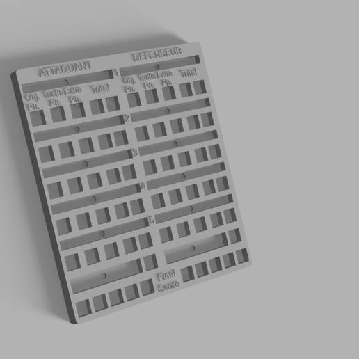 🎲 Scoreboard / Tracker Age of Si gmar AOS・ STL File for 3D printing・Cults