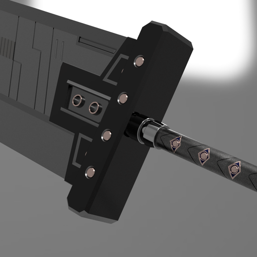 🗡️ Buster Sword R2R5 X Apex Legends - Cut into Parts・ STL File for 3D ...