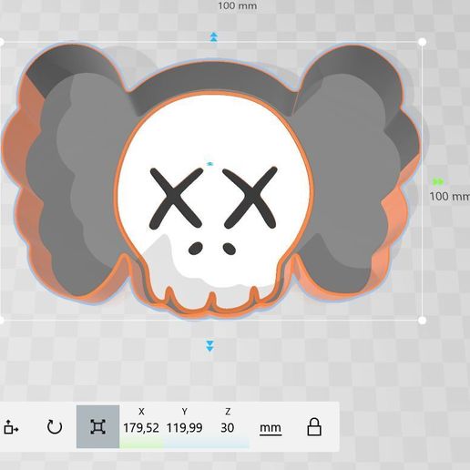 STL file KAWS Head Bowl - Designer Toy Inspired 3D Print in Place 🥣 ・3D ...
