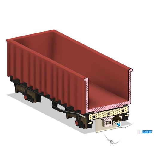 🛤️ OO Model Railway MEA Box Wagon・ STL File for 3D printing・Cults
