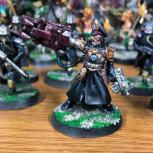 3D print Sebastian Yarrick Imperial Guard Commissar • made with ...