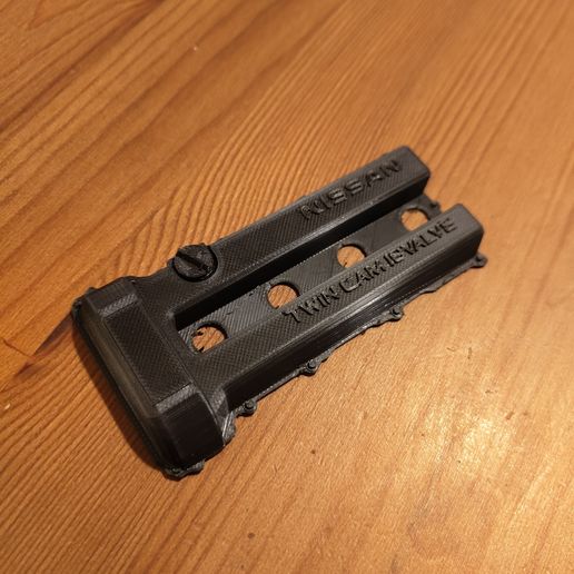 STL file SR20 DET Head rocker cover keychain holder 🗝️ ・3D printer ...