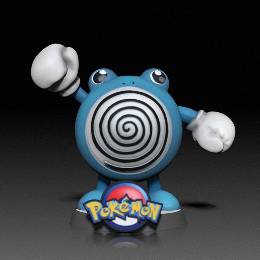 👶 Poliwhirl - POKÉMON FIGURINE - 3D PRINT MODEL・ STL File for ・Cults