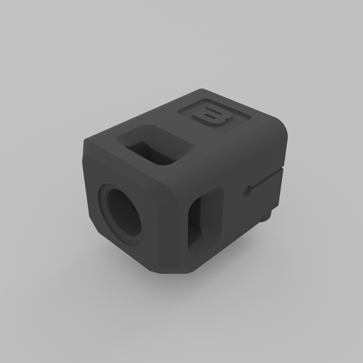 STL file Muzzle brake for airsoft Glock ver.1 🔫 ・Model to download and ...