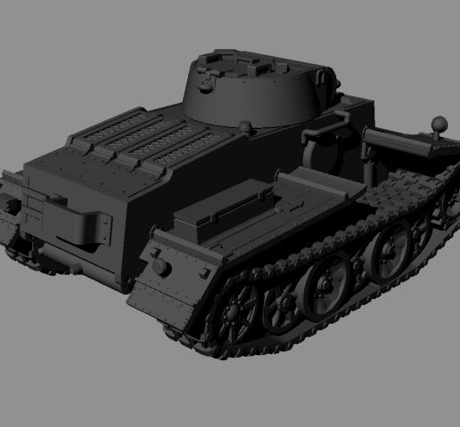 🧸 Panzerkampfwagen I vk1801 ausfuehrung F・ STL File for 3D printing・Cults