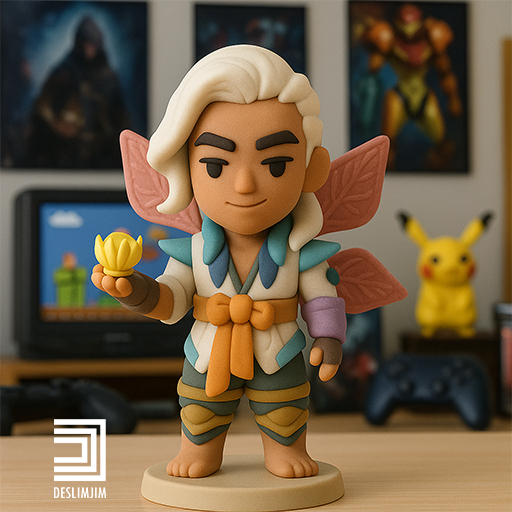 🐉 Overwatch 2 LIFEWEAVER - Chibi Cute toyart・ 3D File for 3D printing・Cults