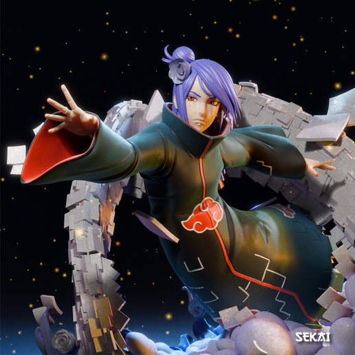 3D file KONAN SCULPTURE - SEKAI 3D MODELS - TESTED AND READY FOR 3D ...