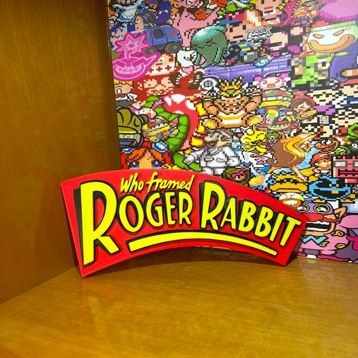 🐇 Roger Rabbit Logo・ STL File for 3D printing・Cults
