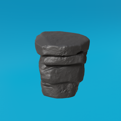 🪨 Rock (prop,tabletop)・ STL File for ・Cults