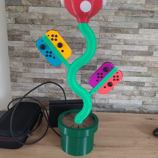 3D printer Nintendo Switch Plant Stand (Charging) (UPDATED) • made with ...