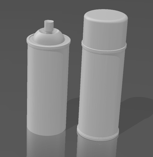 🎨 Spray paint cans・Free STL File for 3D printing・Cults