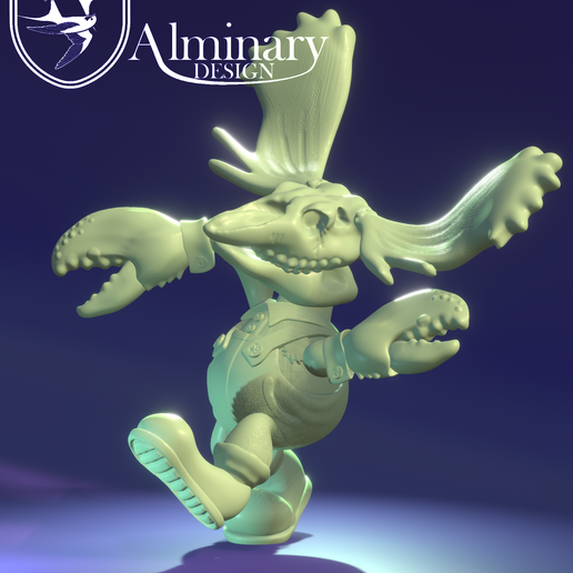 🎲 clapperclaw the scarecrow - tabletop miniature・ STL File for 3D ...