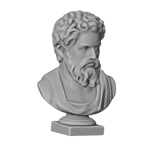 👤 Aristotle Bust Model 3D Print Ready - 40% Launch Discount ...