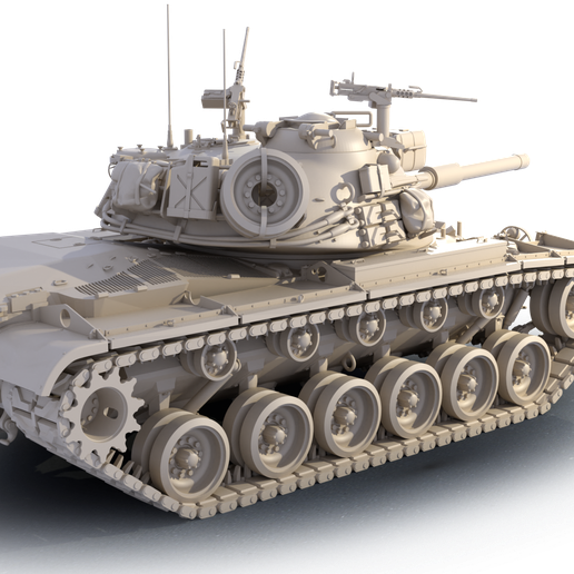 STL file M48A5. 🇺🇸 ・3D printing idea to download・Cults