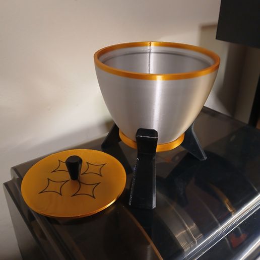 🎨 Atomic Era Bullet Container・ STL File for 3D printing・Cults