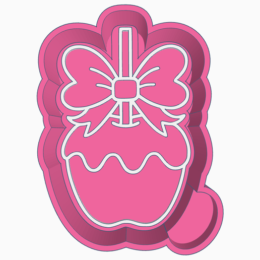 🍎 Carmel Apple Bow Freshie STL・ STL File for 3D printing・Cults