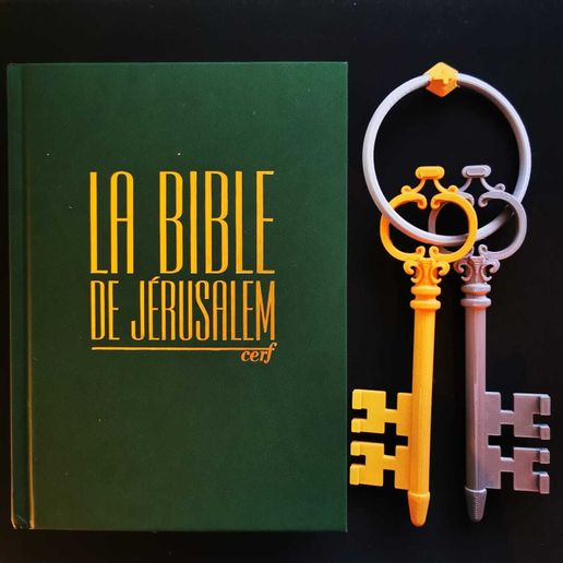 🔣 Keys of Saint Peter - Symbols of the Kingdom of Heaven・ STL File for ...