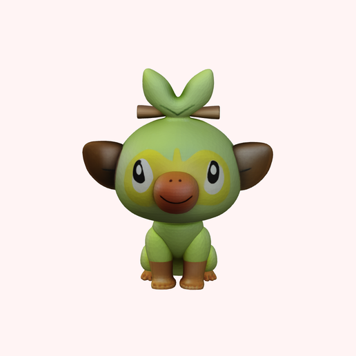👧 Grookey Pokémon・ STL File for 3D printing・Cults