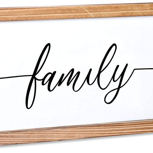 STL file FAMILY SIGN 👪 ・3D print object to download・Cults