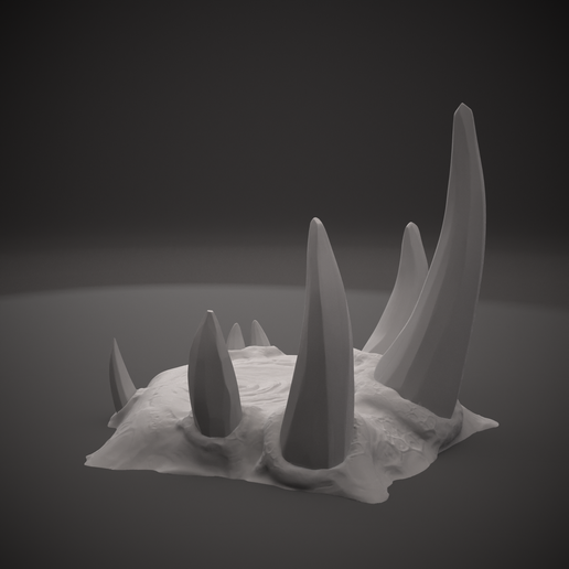 🍖 Flesh Pedestal | 3D Printable Base・Free OBJ File for 3D printing・Cults