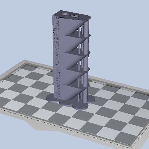 🔧 Sparkmaker Resin Tower test v4・Free 3D File for ・Cults