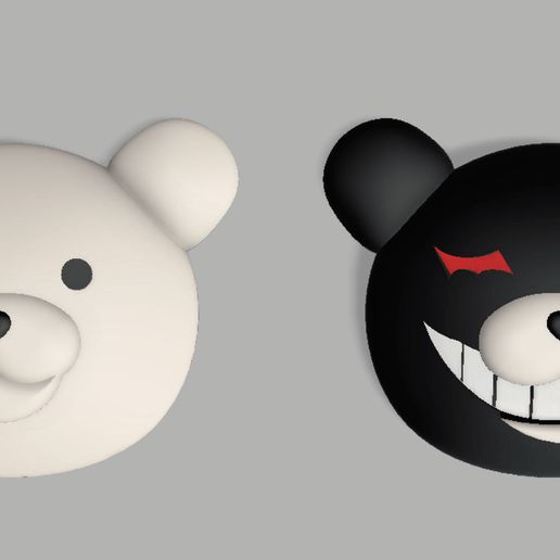 💇 Junko Enoshima, Danganrompa, hair bears・ STL File for 3D printing・Cults