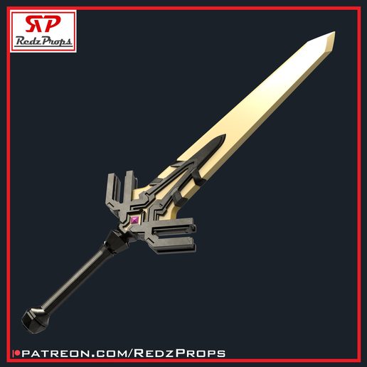 🗡️ Magik MR Sword Cosplay Prop・ 3D File for 3D printing・Cults