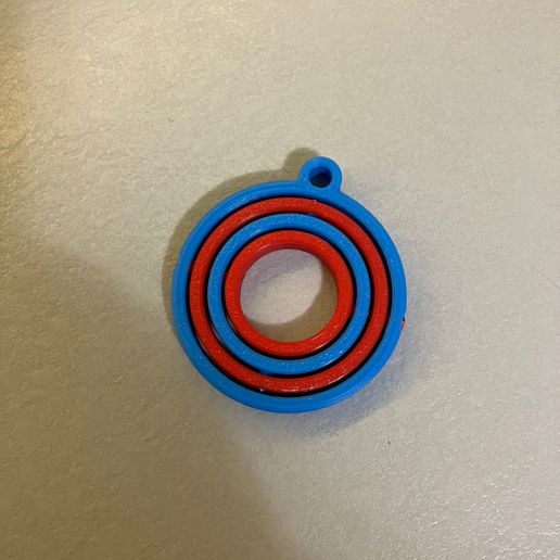 STL file KEY RING PRINT IN PLACE FLEXIBLE 🔑 (3MF)・3D printing idea to ...