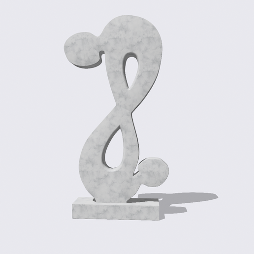 🗿 Eternity Abstract Sculpture, Love Statue, Forever Eternal Love ...